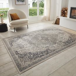 Teppich Hanse Home "Orken", beige (creme,grau), B:240cm H:8mm L:340cm, Polypropylen (PP), Teppiche, Teppich, Kurzflor, L&auml;ufer, Orient, Vintage, Wohnzimmer, Schlafzimmer, Esszimmer