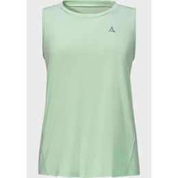 Sch&ouml;ffel Funktionsshirt SCH&Ouml;FFEL "CIRC Top Tauron L", Damen, Gr. 46, gr&uuml;n (6205, gr&uuml;n), Oberstoff: 100% Polyester, Rundhals, Shirts Funktionsshirt