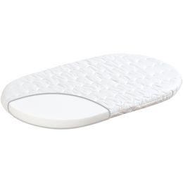 Tr&auml;umeland Babymatratze TR&Auml;UMELAND "Kleine Matratze Wash", Kinder, Gr. 1 (0 kg - 65 kg), 5cm, Polyester Bezug, Material oben: Baumwolle Material unten: Baumwolle, B/L: 28cm x 73cm, 1 Stk., wei&szlig;, Bezug: 100% Baumwolle, Matratzen Babybett-Matratze Rollmatratze Matratze, oval