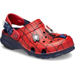 Clog Crocs "Spider Man All Terrain Clog K", M&auml;dchen, Gr. 22, blau (navy, rot), Croslite&trade;, Schuhe Clog, Kindergartenschuh, Hausschuh inkl. Set Spider-Man-Jibbitz&trade;