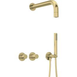 Neuesbad Serie 600 horizontale Unterputz Dusch-Set mit starrem Duschkopf Neuesbad Serie 600 Hexa NB1DENHS_R0XK1