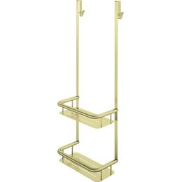 Neuesbad Serie 600 H&auml;ngeregal f&uuml;r Duschkabine, gold geb&uuml;rstet NB1DEADI_R54K1