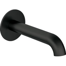 Neuesbad Serie 600 Badewannen Auslauf 160mm, schwarz matt NB1DENQS_N80K1