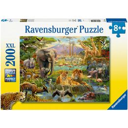 Puzzle Ravensburger "Tiere in der Savanne", bunt, Puzzles, KinderB:49cm H:36cm, Pappe, Motiv, Made in Germany, B:49cm H:36cm