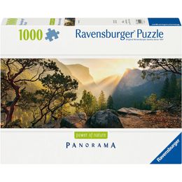 Puzzle Ravensburger "power of nature - Panorama, Yosemite Park", bunt, Puzzles, KinderB:98cm H:38cm, Pappe, Made in Germany, B:98cm H:38cm