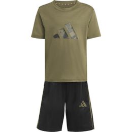 Adidas TR-ES T-Shirt Kinder - Gr&ouml;&szlig;e 128 - gr&uuml;n
