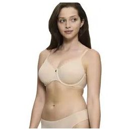 Minimizer-BH Triumph "Body Make-Up Essentials", Damen, Gr. 85, Cup E, beige, Microtouch, Obermaterial: 66% Polyester, 25% Polyamid, 9% Elasthan, Basic, BHs Minimizer-BH, reduziert optisch um eine Cup-Gr&ouml;&szlig;e, seidig weich, Microfaser