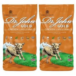 Dr John Gold Trockenfutter Huhn und Gem&uuml;se 2x4 kg