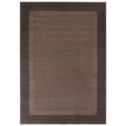 NYVI Teppich Basic - Strapazierf&auml;hig, Pflegeleicht, Vielseitig Farbe:Braun;Gr&ouml;&szlig;e:80x200 cm