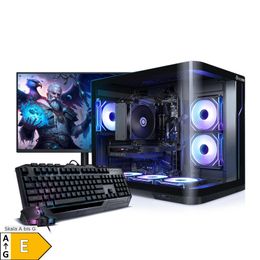Weinhaus Markus Kiebel PC Set Gaming mit 27 Zoll TFT Curve V AMD Ryzen 5 5600GT, 32GB DDR4, AMD Vega Grafik, 1TB SSD, WLAN, Windows 11