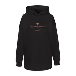 Lascana Sweatshirt Damen Gr&ouml;&szlig;e XS rot / schwarz