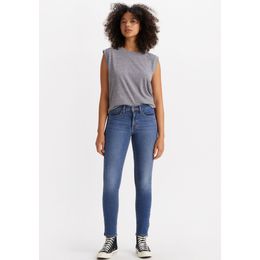 Levi's Skinny-fit-Jeans LEVI'S "311 SHAPING SKINNY", Damen, Gr. 29, L&auml;nge 28, blau (did it matter), Denim/Jeans, Obermaterial: 80% Baumwolle, 19% Polyester, 1% Elasthan, skinny fit, Jeans, Skinny Fit