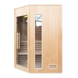 ZEN Eckige Dampfsauna f&uuml;r 3 Personen &ndash; Komplettset 4,5 kW