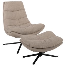 DUO Relaxsessel mit Hocker PORTO