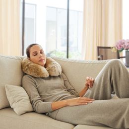 Faux-fur-Nackenh&ouml;rnchen