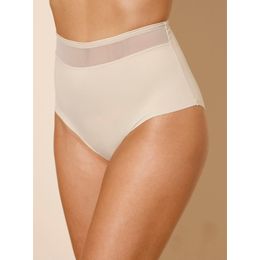 w&auml;schepur Taillenslip W&Auml;SCHEPUR, Damen, Gr. 40/42, 2 Stk., beige (elfenbein), 53% Polyamid, 32% Elasthan, 15% Baumwolle, Unterhosen Taillenslip