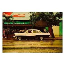 Bild Komar "Cuba Car", bunt (farbe bild(er): bunt), B:40cm H:30cm, Holz, Papier, Bilder, Bild, Wandbild zur Dekoration - ohne Rahmen
