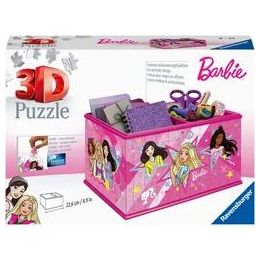 3D-Puzzle Ravensburger "Aufbewahrungsbox Barbie", bunt, Puzzles, KinderB:22,6cm H:13,5cm, Kunststoff, Made in Europe, B:22,6cm H:13,5cm
