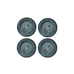 house doctor Teller Serveur 4er Set &Oslash;18 cm, gr&uuml;n skandinavische Deko Online Shop