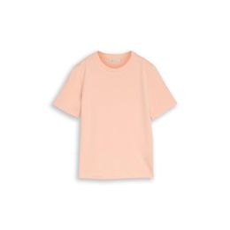 Tom Tailor Denim Damen Loose Fit T-Shirt, orange, Uni, Gr. XXL