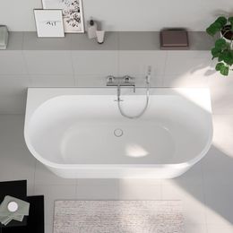 evineo ineo5 Vorwand-Badewanne L: 170 B: 80 H: 57 cm, BE0746WH,