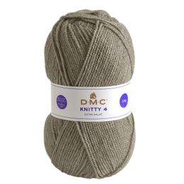 Knitty 4 von DMC, Olivgrau, aus Polyacryl