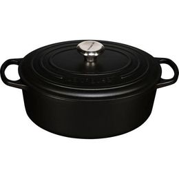 Le Creuset Signature Br&auml;ter oval 29 cm schwarz