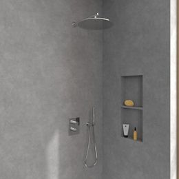 Villeroy & Boch Villeroy & Boch Universal Duschsystem, mit Thermostat und runder Kopfbrause, TVD00065300061#SET2,
