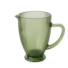Boltze Krug Rigano aus Glas 1000ml, Gr&uuml;n skandinavische Deko Online Shop