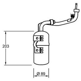 Mahle Trockner, Klimaanlage ad277000s f&uuml;r FORD (CHANGAN) MAZDA