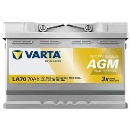 Varta Starterbatterie 840070076k312 12V 68Ah 760A