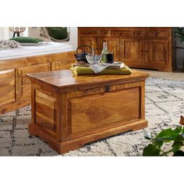 Truhe Akazie 90x50x50 honig lackiert OXFORD #0323