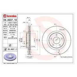 MAGNETI MARELLI Bremsscheibe 360406109800 Innenbel&uuml;ftet-Bel&uuml;ftung mit tropfenf&ouml;rmigen Fl&uuml;geln 294mm 26mm f&uuml;r JEEP LANCIA