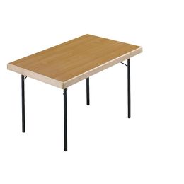 Klapptisch, 4-Fu&szlig;-Gestell, 1200 x 800 mm, Gestell anthrazit, Platte Buche-Dekor kaiserkraft