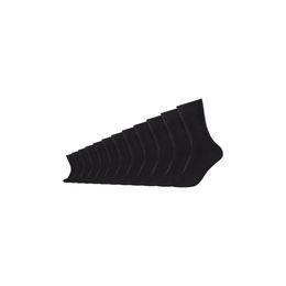 Socken s.Oliver "Socken 12er Pack", Damen, Gr. 35-38, schwarz, 54% Baumwolle, 26% Polyester, 17% Polyamid, 3% Elasthan, uni, Socken Socken