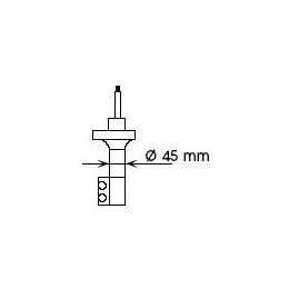 KYB Sto&szlig;d&auml;mpfer 332056 Hinterachse rechts f&uuml;r NISSAN