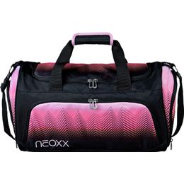 Sporttasche neoxx "Move", Kinder, Gr. B/H/T: 43cm x 26cm x 24cm, rosa (sweet like sunset), Polyester, Taschen Sporttasche, teilweise aus recyceltem Material