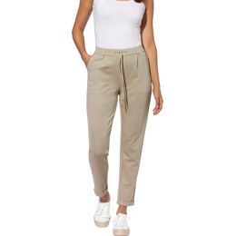 CR&Eacute;ATION L Damen Jogg Pants in Interlock-Qualit&auml;t beige Gr&ouml;&szlig;e 40