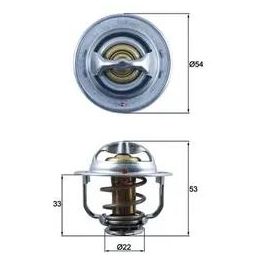 Mahle Thermostat, K&uuml;hlmittel tx17989d f&uuml;r OPEL GENERAL MOTORS CHEVROLET ISUZU