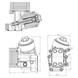 NRF Geh&auml;use, &Ouml;lfilter 31847 f&uuml;r VW