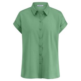 Peter Hahn - Bluse, gr&uuml;n, Gr. 38 / S - Baumwolle