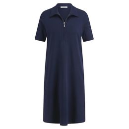 Peter Hahn - Polo-Kleid, blau, Gr. 44 / L