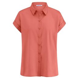 Peter Hahn - Bluse, orange, Gr. 48 / XL - Baumwolle