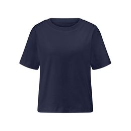 Peter Hahn - Rundhals-Shirt, blau, Gr. 40 / M - Baumwolle