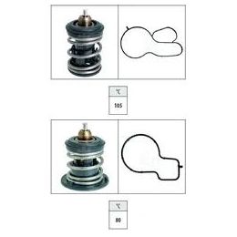 FACET Thermostat, K&uuml;hlmittel 77987kk f&uuml;r VW