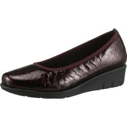 Damen Ballerina bordeaux Gr&ouml;&szlig;e 41