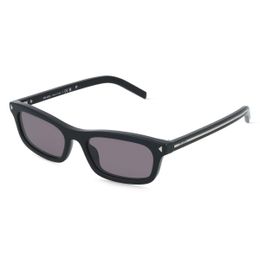 Prada PR D05S | Damen-Sonnenbrille | Fassung: Vollrand, Quadratisch, Acetat, Schwarz | Glasfarbe: Grau