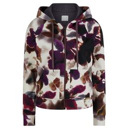 Hutschreuther - Sweatjacke, lila, Gr. 50 / XL - Baumwolle