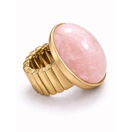 Fingerring "Rosy", rosa, Collezione Alessandro, Fingerringe, Damen, Acryl, Fingerring