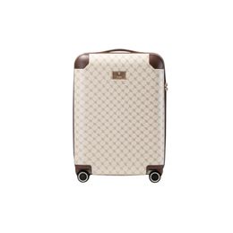 JOOP! Hartschalen-Trolley JOOP "cortina volare 1.0 trolleycase vz 4", Gr. B/H/T: 38,8cm x 55,4cm x 22,5cm 38 l, wei&szlig;, Polycarbonat, Basic, Koffer, Hartschalen-Koffer mit 4 Rollen